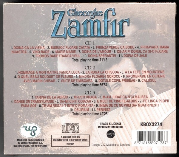 Gheorghe Zamfir, by Gheorghe Zamfir, CD, 3 Disc Box Set, New | eBay
