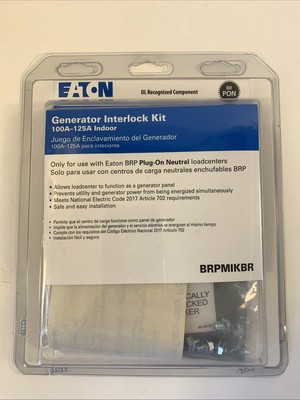 Eaton BRPMIKBR Mechanical Interlock Kit for BR Load Centers 100A-125A ...