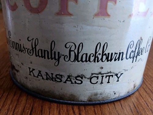 Antique 3 LB Golden Wedding Steel Cut Coffee Tin Kansas City MO | eBay