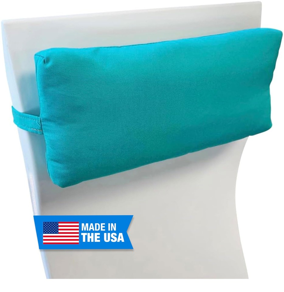 Sunbrella Headrest/Lumbar Pillow for Ledge Chaises, Loungers, and Pool ...