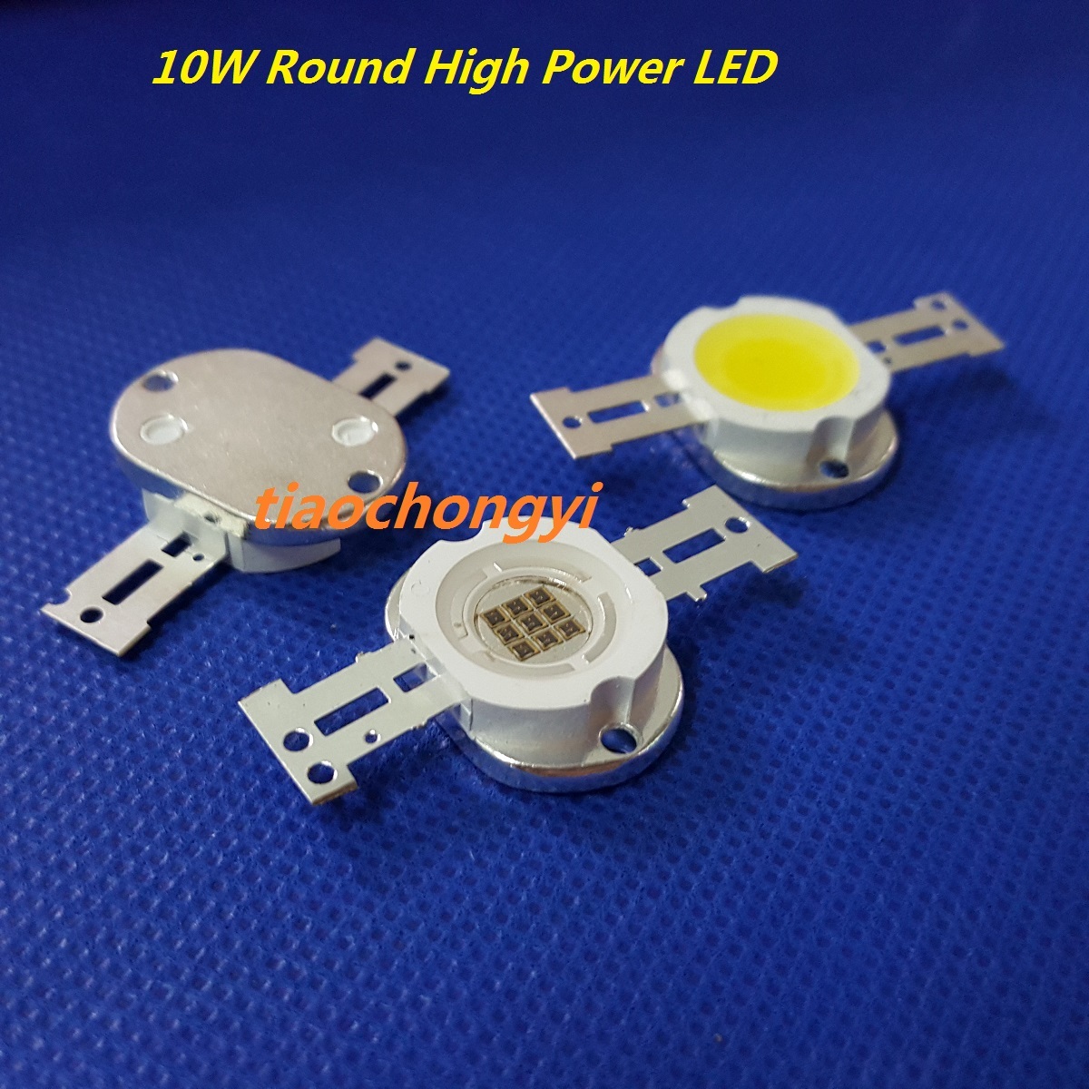 10W Round High Power LED Cold White Warm White Blue Green Ultra Violet ...