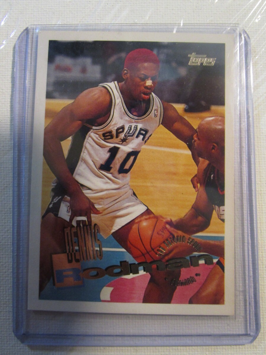 1995-96 Topps #69 Dennis Rodman San Antonio Spurs basketball card | eBay