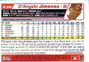 2004 Topps #538 D'Angelo Jimenez - NM | eBay