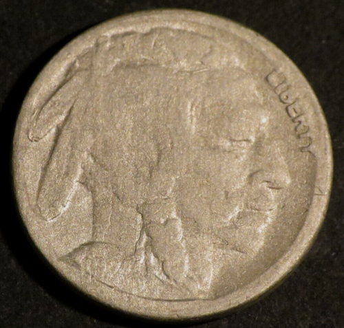 1924 D Buffalo Nickel Semi-Key Date Horn Details Holo-Restored Five 5c ...