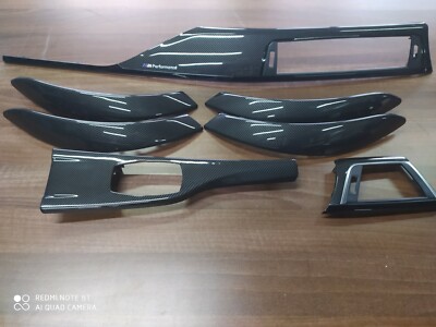BMW 3 4 Series F30 F31 F36 M PERFORMANCE Interior Trim Kit 7PCS CARBON ...