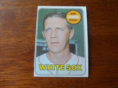 1969 TOPPS BASEBALL #622 DAN OSINSKI CHICAGO WHITE SOX HIGH NUMBER EX J ...