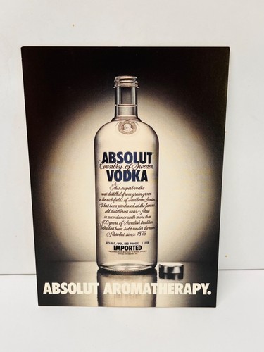 Vintage Absolut Vodka Post Card Max Racks Postcard Alcohol Advertising ...