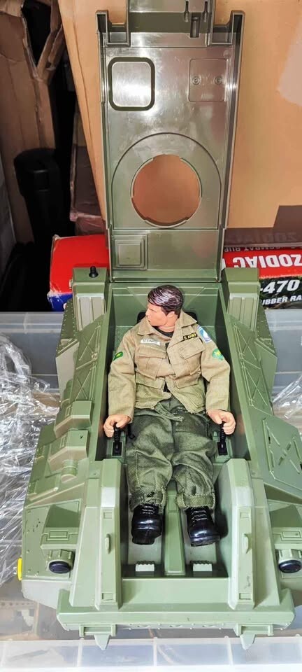 1/6 GI Joe Hasbro Utility Vehicle with one 12 inches action figure ...