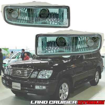 Set Front Bumper Fog Light Lamp For Lexus LX470 Cygnus UZJ100 + DHL ...