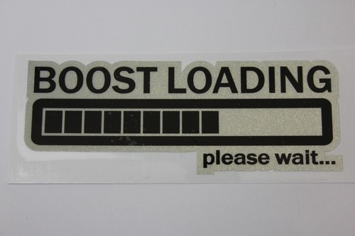 Boost Loading Decal Sticker for Toyota Nissan Subaru Nissan Mitsubishi ...