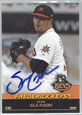 2011 Choice Sportscards Frederick Keys #09 Sean Gleason IP autograph ...