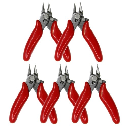 5pcs Wire Clamp Cutter DIY Pliers Electronic Plier Diagonal Wire ...