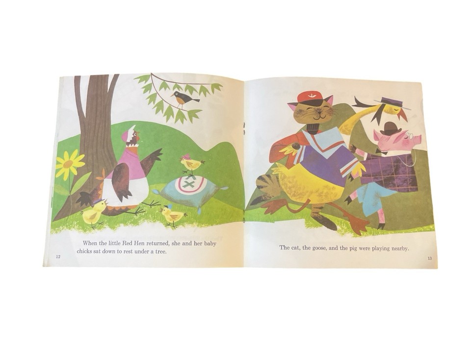 Walt Disney’s The Little Red Hen Book And Record 1968 #332 | eBay Australia