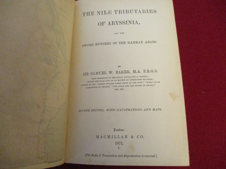 The Nile Tributaries of Abyssinia & the Sword Hunters of the Hamran ...