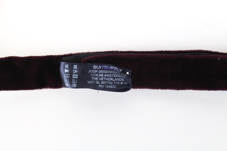 Suitsupply Men's Bow Tie ~ 49 CM Purple Pure Cotton Classic Formal | eBay