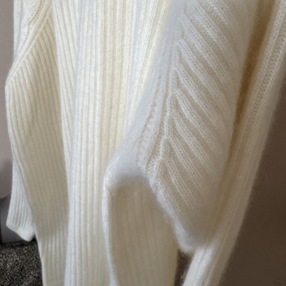 Francois Perrin Damen Pullover Farbe Creme Gr,L Neu 40./. Angora 50 ...