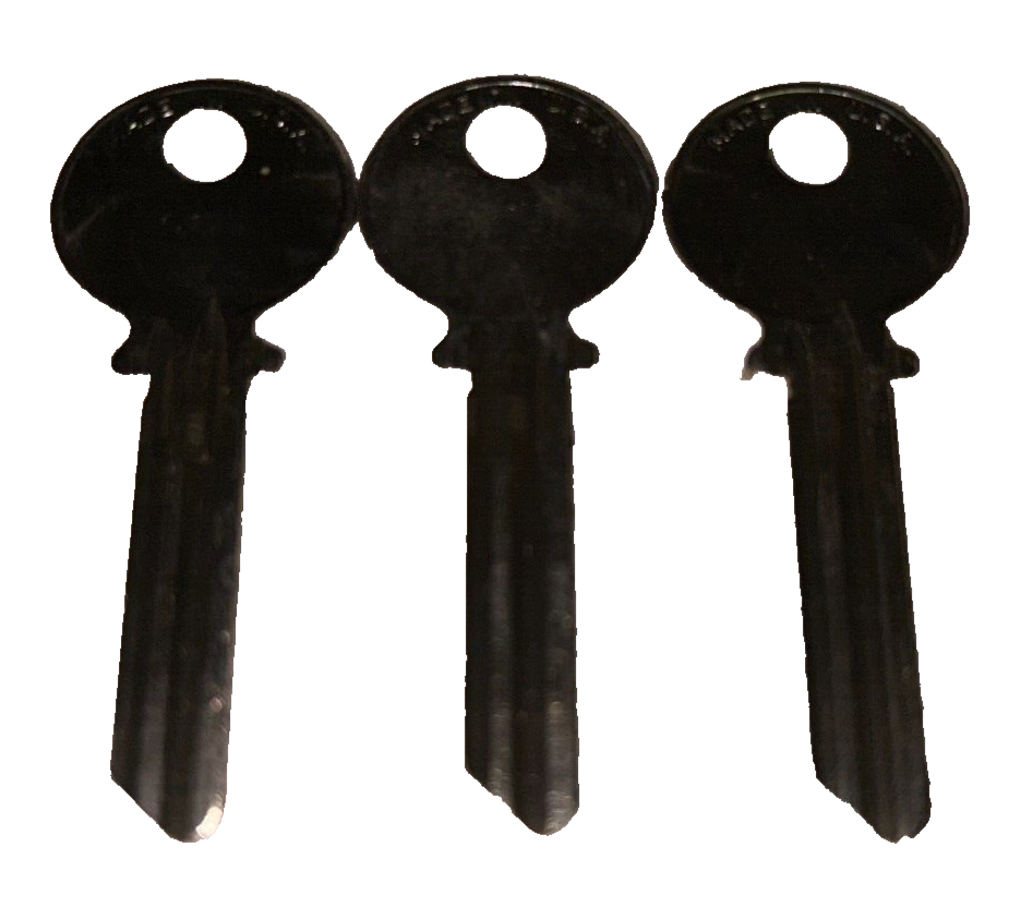 Three Original Medeco Assa Abloy Key Blanks Cam Lock 6 Pin Level 1 ...