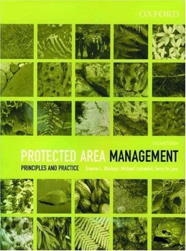 Protected Area Management : Principles and Practice by Terry De Lacy ...