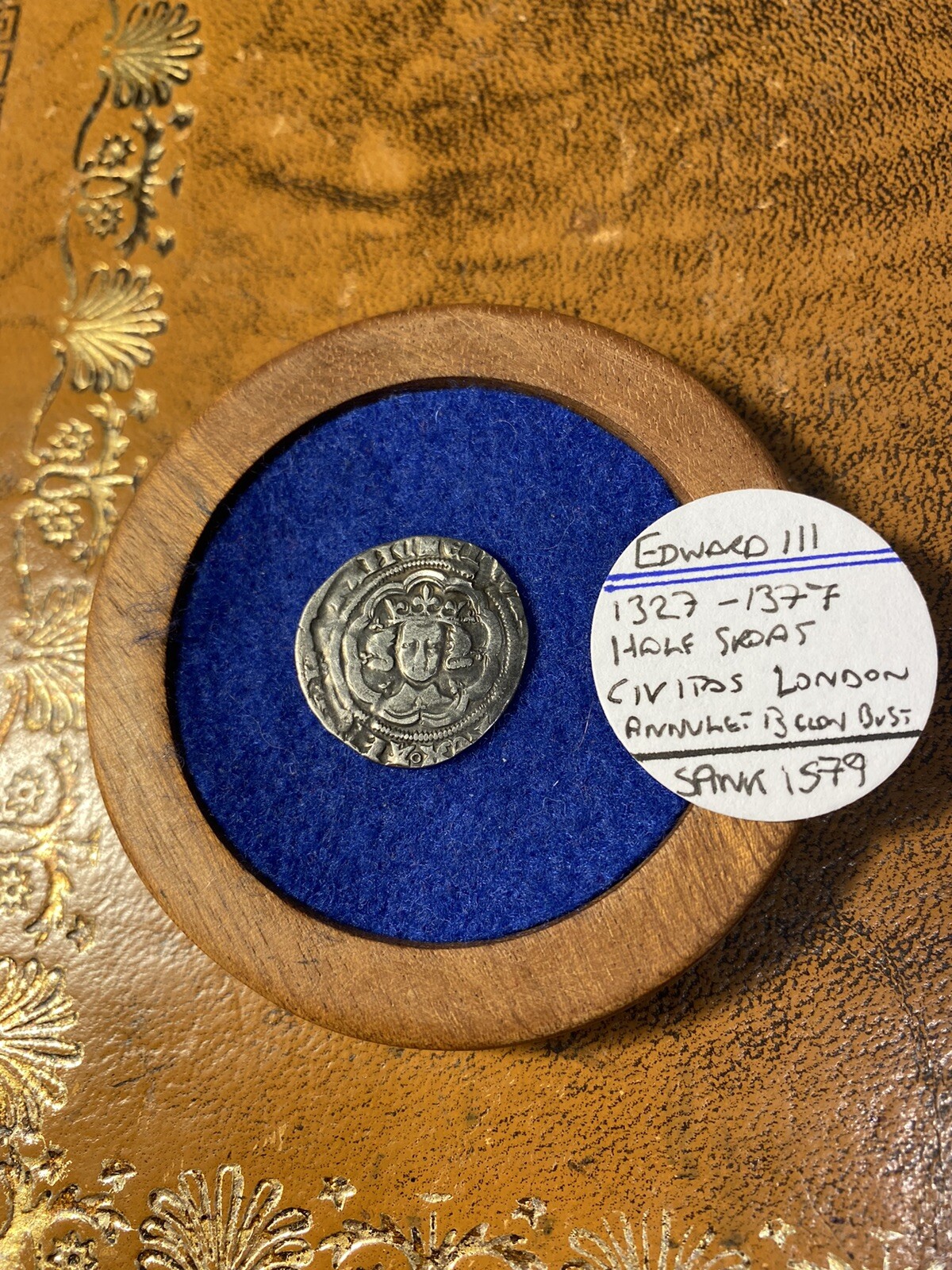 Edward 111 Pre Treaty Silver Half Groat civitas London mm cross1 Spink ...