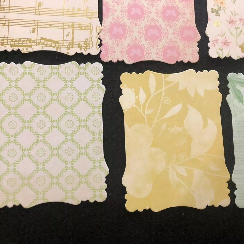 Shabby chic Flower Chipboard Mini Book Album DIY Kit Scrapbook Paper ...