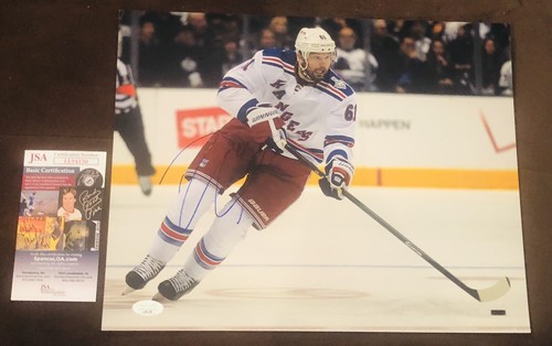 RIck Nash New York Rangers AUTOGRAPH Photo Signed GLOSSY 11x14 JSA COA ...