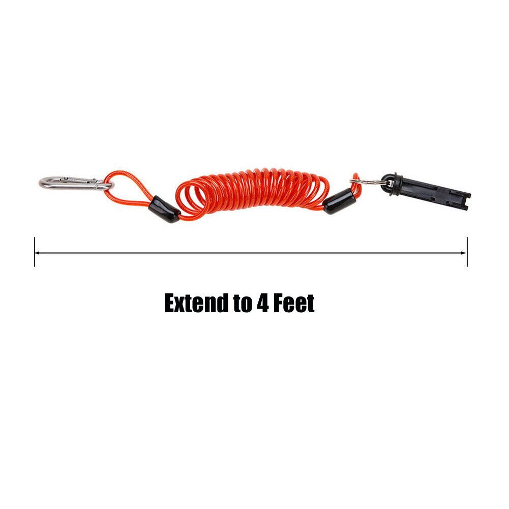 Travel Trailer Coiled Pin Breakaway Cable Safety Heavy Duty Spring Clip ...