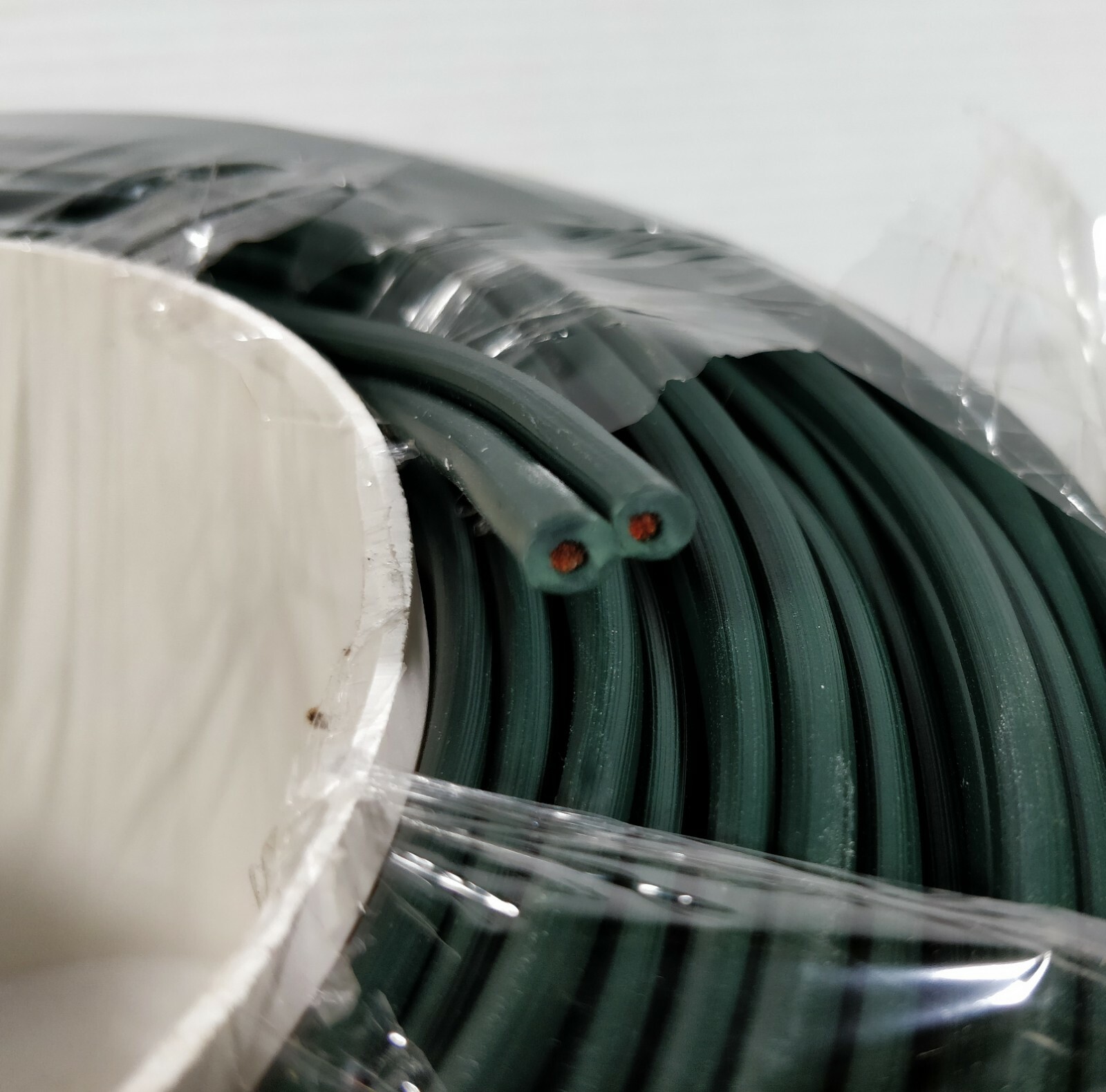 50m Garden Lighting Cable Green Low Voltage Standard Duty 2 Core 1.3mm ...