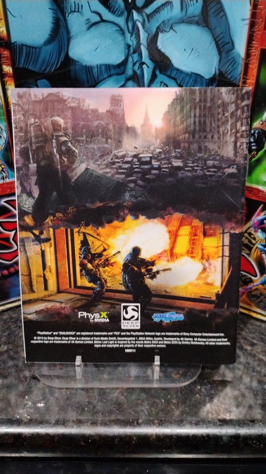 METRO Last Light PS3 PlayStation System 4A Games 2013 Instruction ...