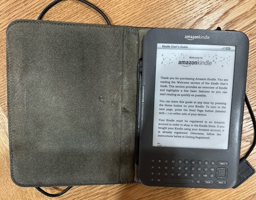 Amazon Kindle Keyboard 3rd Generation WiFi eBook Reader | eBay