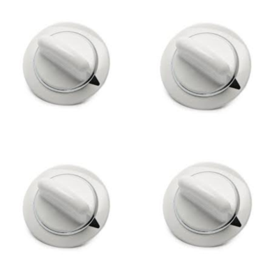 WE1M654 White Knob for General Electric Hotpoint GE Dryer 4-Pack | eBay