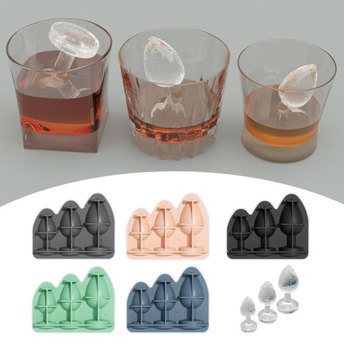 -Ice Cube Mold Tray Novelty Homemade Silicone Ice Cube Tray Ice Maker ...