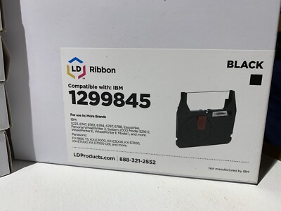 LD RIBBON TYPEWRITER PRINT CARTRIDGE **BLACK** Pack of 5 | eBay