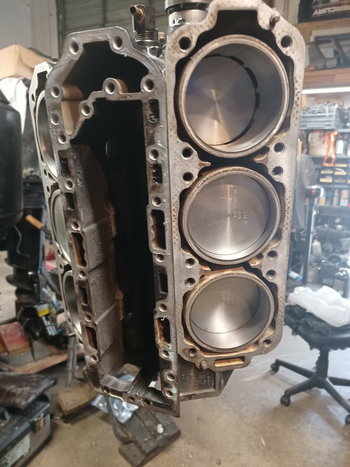 MERCURY 200 HP FF block OUTBOARD rotating assembly | eBay