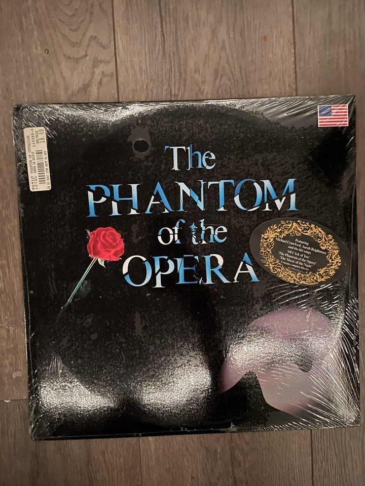 The Phantom Of The Opera 1987 Vinyl Record Sealed New Mint Andrew Lloyd ...