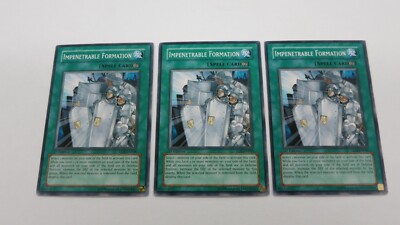 3x IMPENETRABLE FORMATION 1ST EDITION TLM-EN048 COMMON YUGIOH NM ...