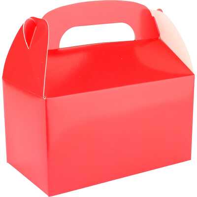 Pack of 6 Red Lolly Treat Favour Boxes Birthday Party Supplies | eBay