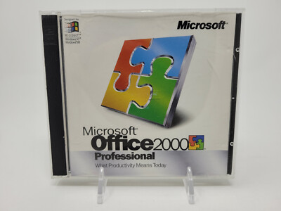Microsoft Office 2000 Professional w/ Product Key for PC Windows | eBay