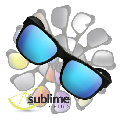 POLARIZED Metallic Ice Blue Replacement Lenses for Ray Ban RB4165 ...