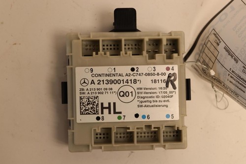 2017-2018 MERCEDES E-CLASS E300 W213 REAR LEFT SIDE DOOR CONTROL MODULE ...
