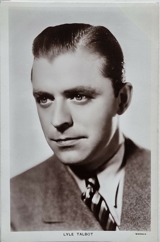 Lyle Talbot Photo Carte Postale Film Star Vintage Original | eBay