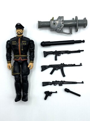 GI Joe Sgt Savage General Blitz Figure Complete with Blitzkrieg Blaster ...