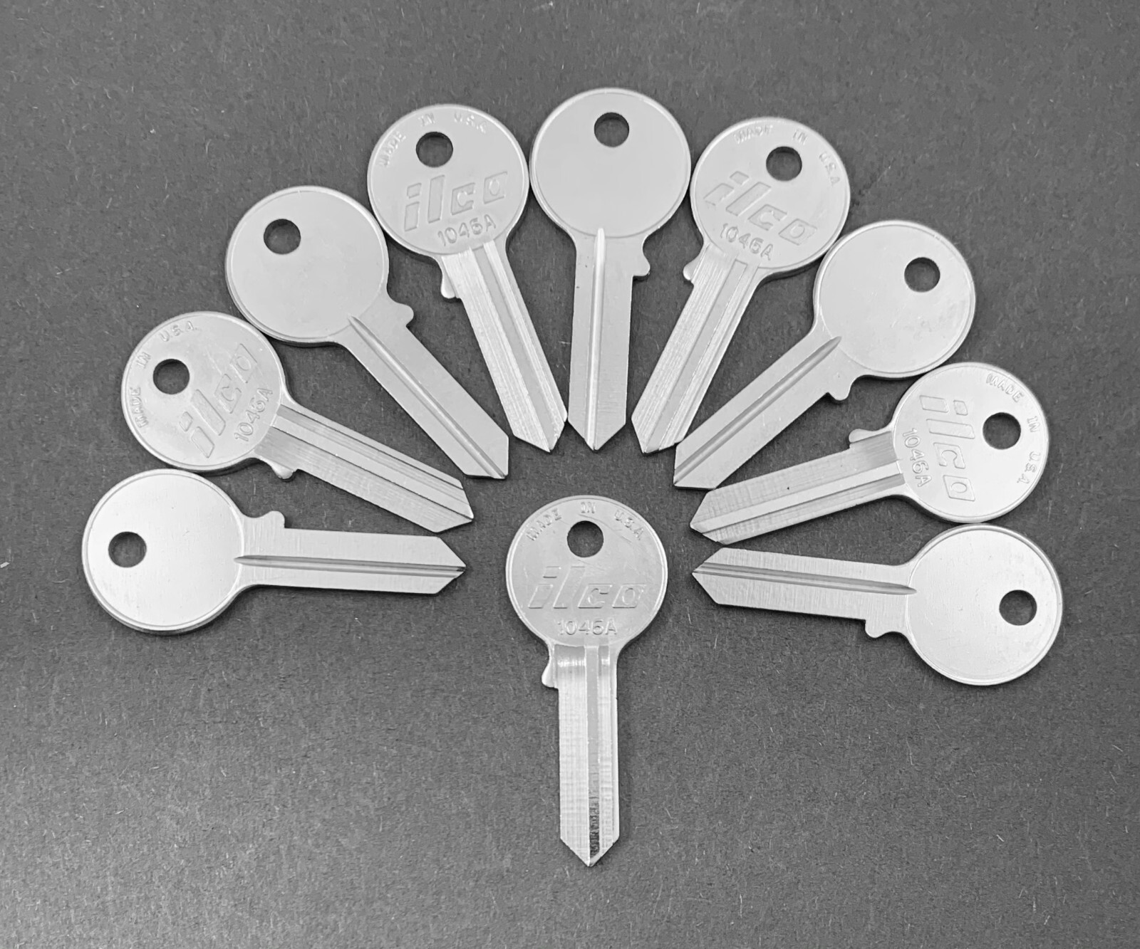 Lots of (10) 1046A Type 6 Pin Key Blanks for Junkunc/American PTKB-2 ...