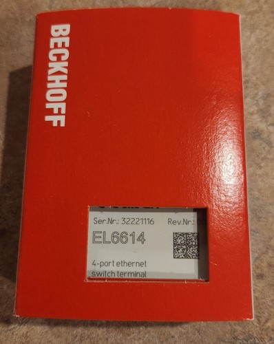 New Beckhoff EL6614 4-Port Ethernet Switch Terminal | eBay