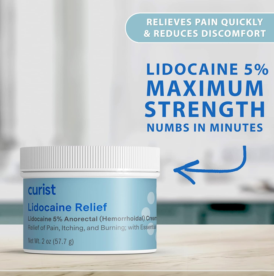 5% Lidocaine Cream Topical Pain Relief - Numb Quickly & Effectively ...