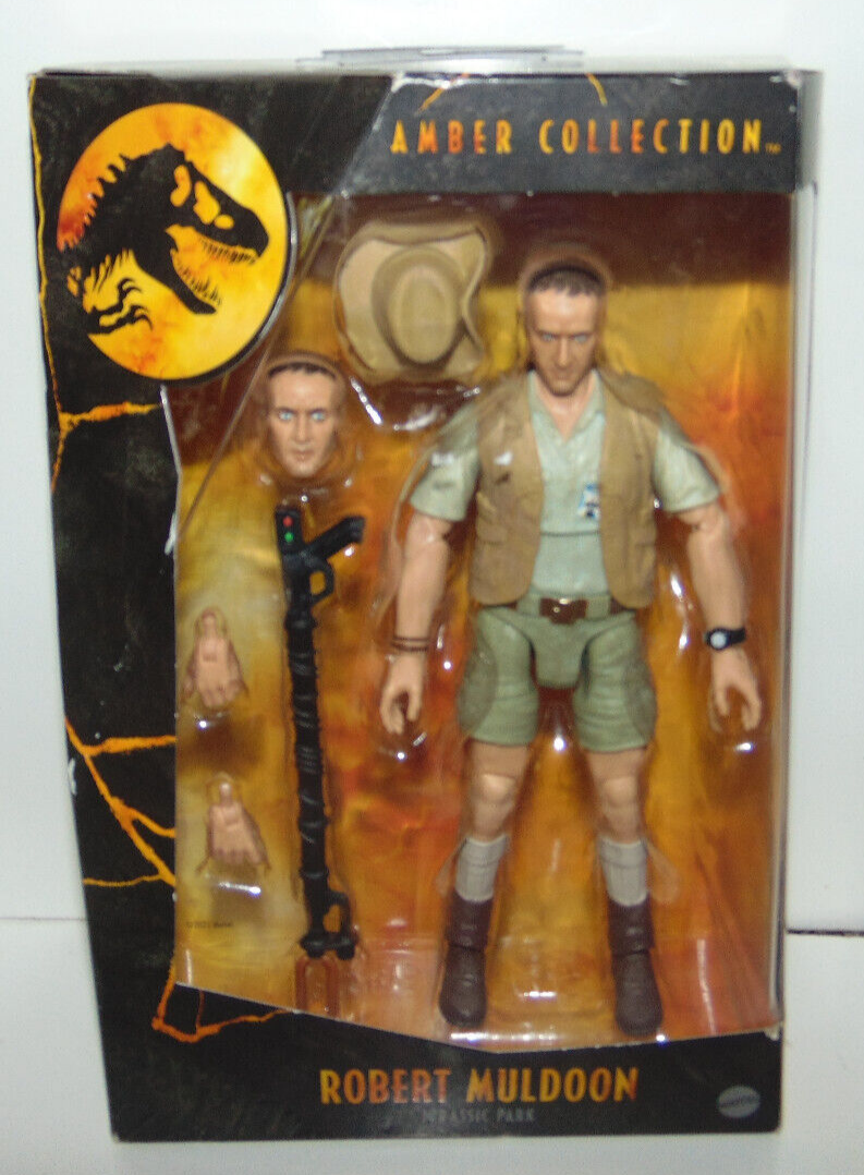 Jurassic Park Amber Collection Robert Muldoon Action Jurassic World ...
