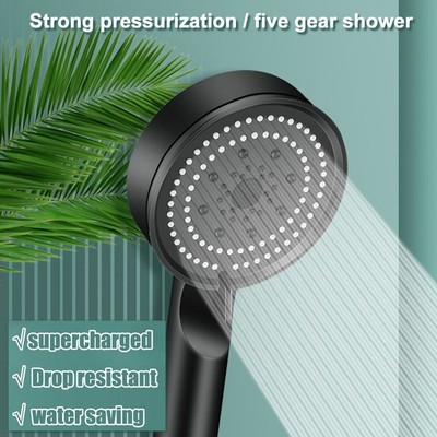 High-Pressure Shower Head, Multi-Functional Hand Held Sprinkler With 5 ...