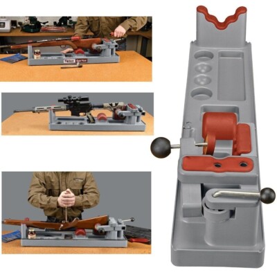 Gun Cleaning Station Vise Rifle Gunsmithing Tool Bench Shotgun Kit Rest ...