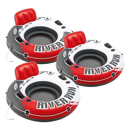 River Run One 53 in.Inflatable Pool Floating Water Tube Lake Raft in ...