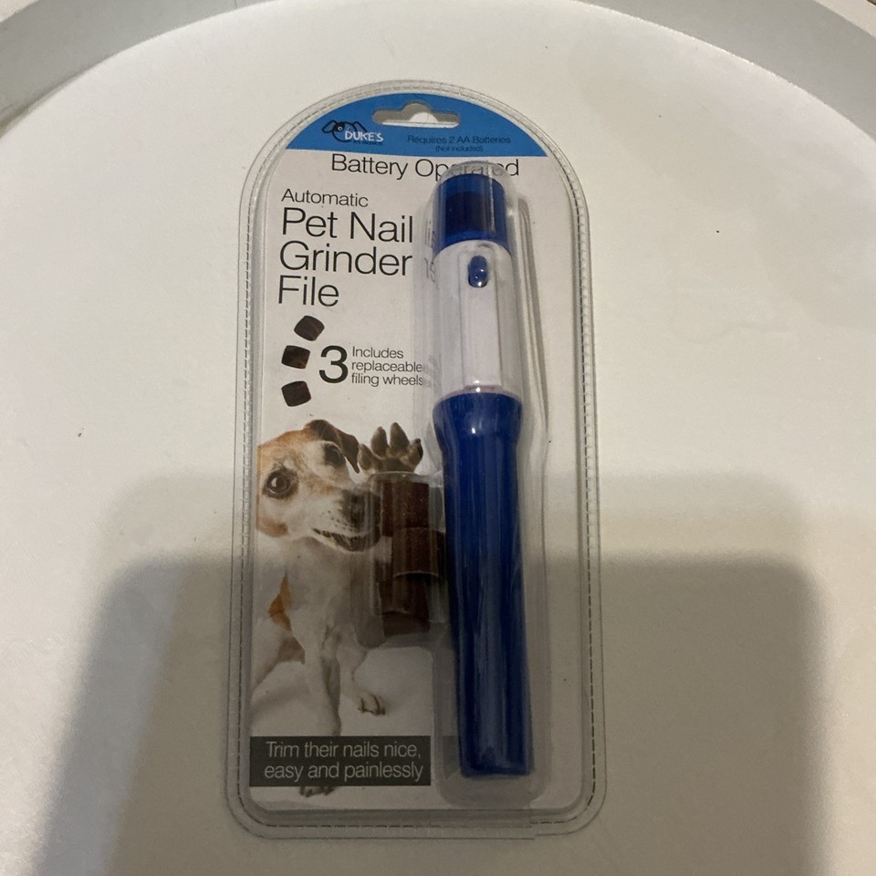 2pack Dukes Battery Operated Pet Nail Grinder File New | eBay