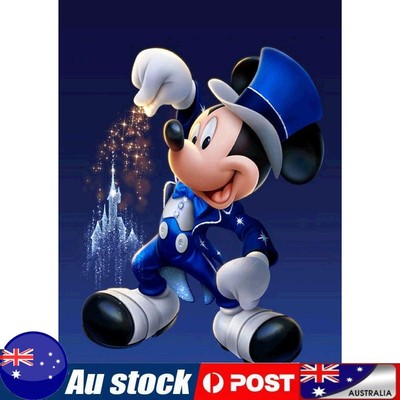 5D DIY Cartoon Mouse Full Round Drill Diamond Painting Embroidery ...